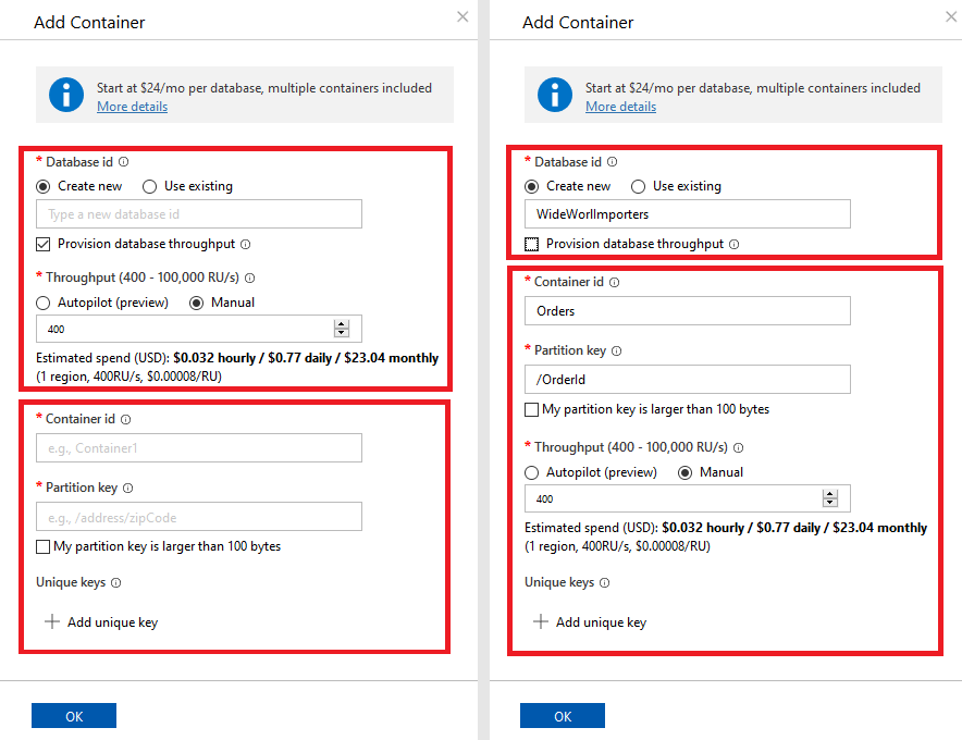 Creating your First Cosmos DB Database