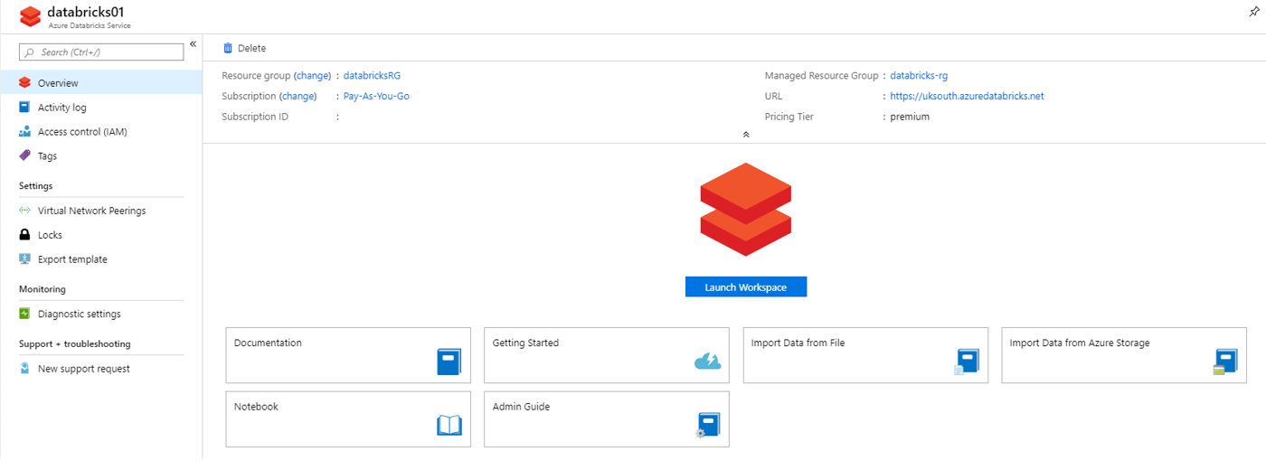 Azure Databricks Part 3: A Opening Configuration