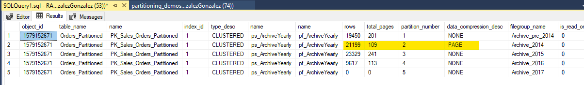 Five Cool Things You Can Do Using Partitioning