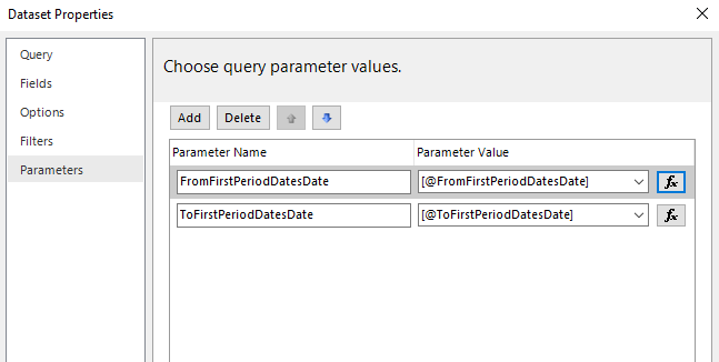 Using Date Pickers in Power BI Report Builder